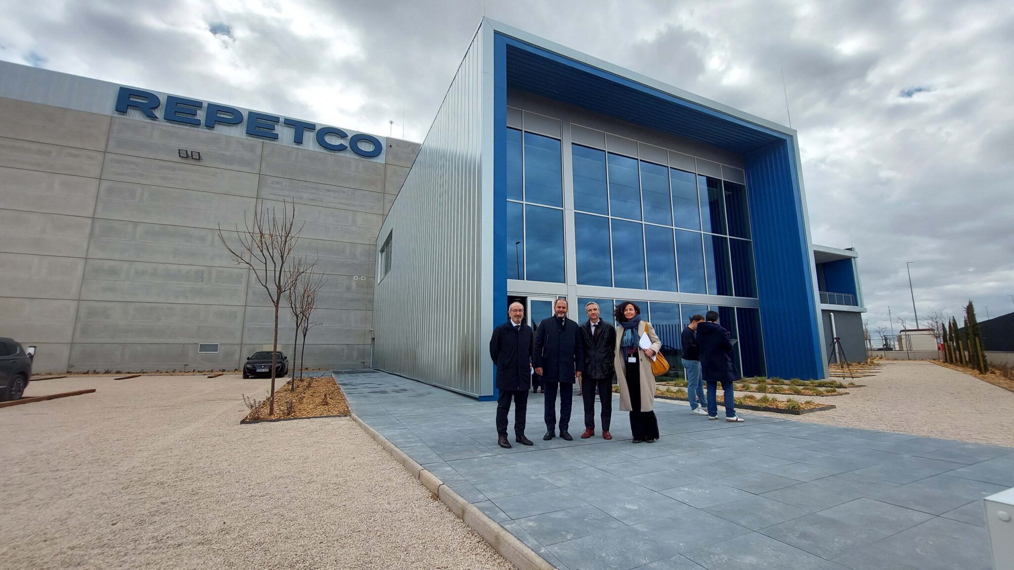 Inauguration of the REPETCO recycling plant built by EES
